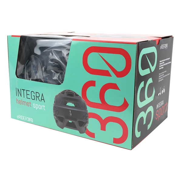224426 - CASQUE VELO DESCENTE INTEGRAL INTEGRA SPORT 360 NOIR TAILLE M ...