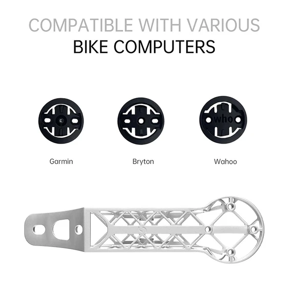 223334 - SUPPORT GPS / COMPTEUR / ECLAIRAGE 3D TITANE FIXATION POUR ...