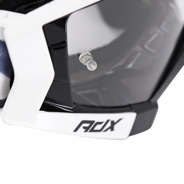 208813 - MASQUE/LUNETTES CROSS ADX ONE ROUGE ECRAN TRANSPARENT ANTI ...