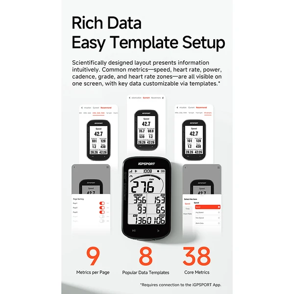 223421 - GPS / COMPTEUR iGPSPORT BSC100MAX AVEC VITESSE, ALTIMETRE ...