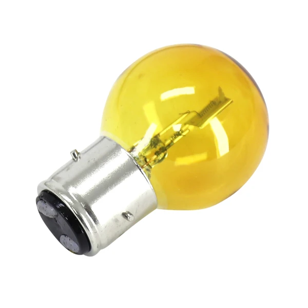 208892 - AMPOULE/LAMPE STANDARD 6V 35/35W CULOT BA21d JAUNE (PROJECTEUR ...