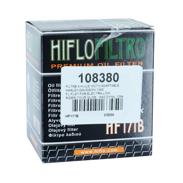 108380 - FILTRE A HUILE MOTO ADAPTABLE HARLEY-DAVIDSON 1340 FL-FLST-FXR ...