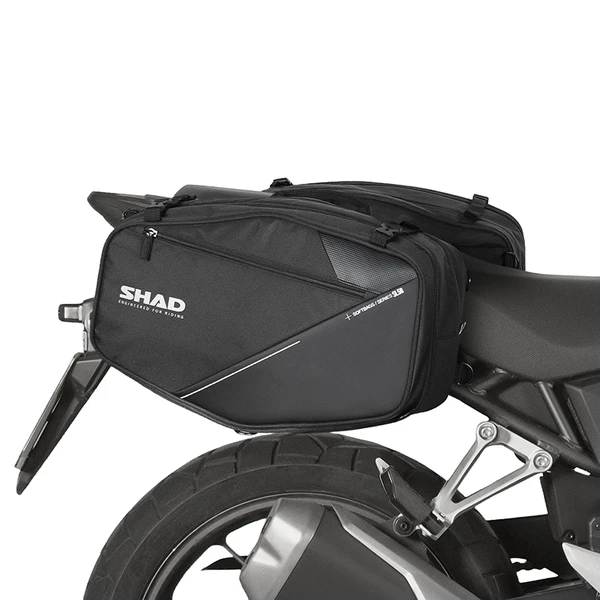 224415 - SACOCHE CAVALIERE LATERALE SHAD SL58 EXTENSIBLE NOIR 36L/48L ...