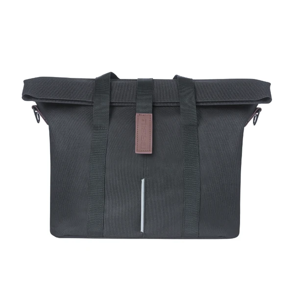 199193 - SAC A MAIN VELO BASIL CITY 8-11L NOIR ETANCHE FIXATION ...