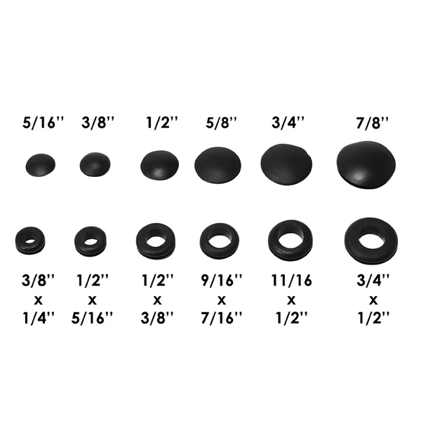 154038 - WIRE GUIDE+RUBBER END CAP (RANGE OF 240 PARTS IN A BOX) -P2R